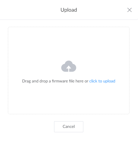Manage Firmware Files - Control Hub Documentation