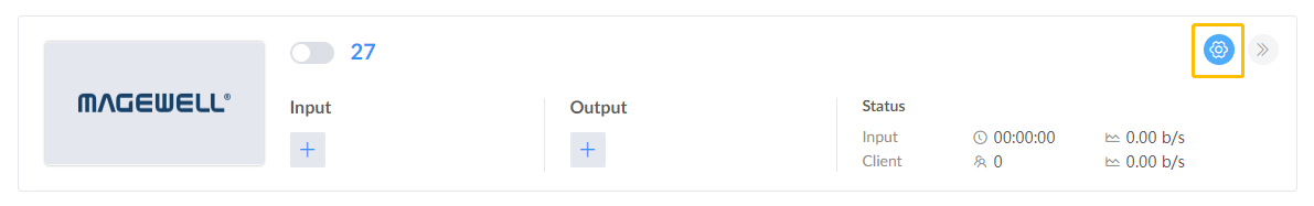 Manage Streaming Channels - Control Hub Documentation