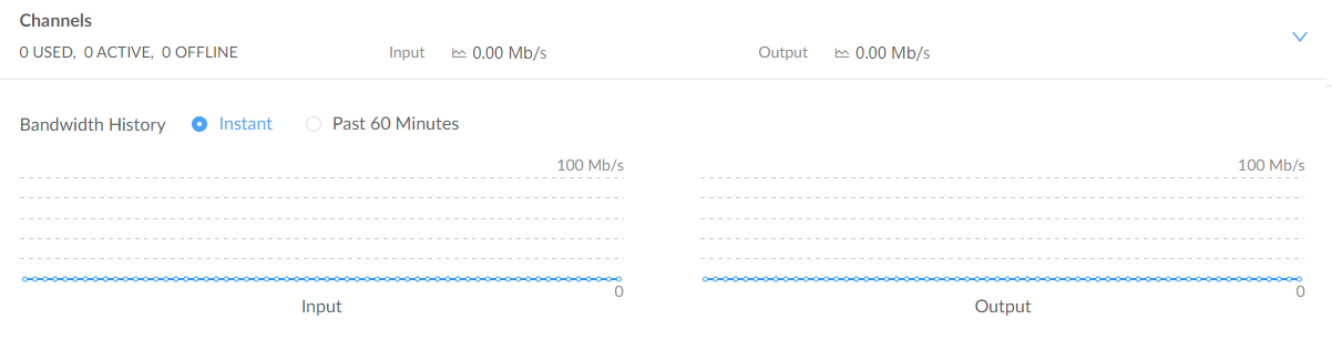 Manage Streaming Channels - Control Hub Documentation