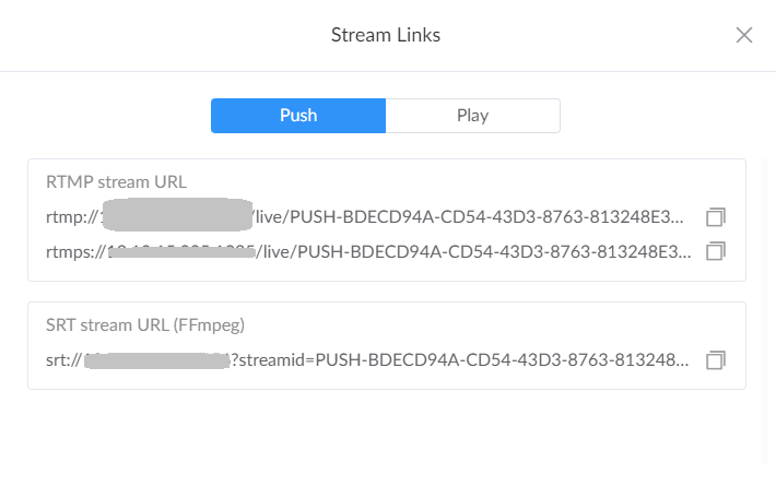 Manage Streaming Channels - Control Hub Documentation