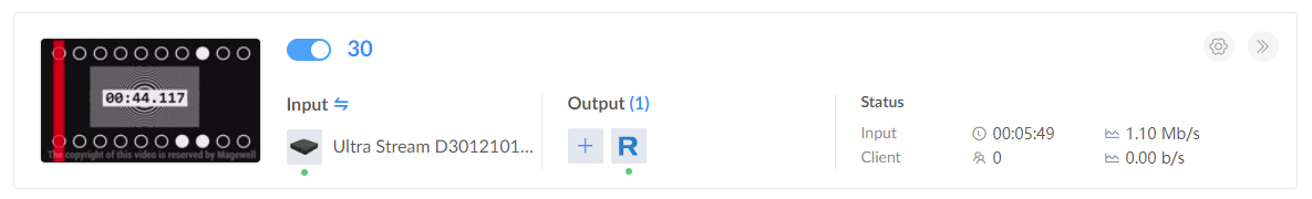 Manage Streaming Channels - Control Hub Documentation