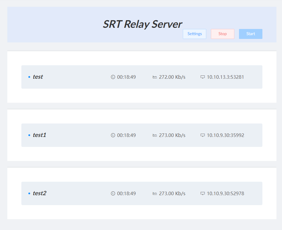 Manage SRT Live Server - Magewell Cloud Documentation